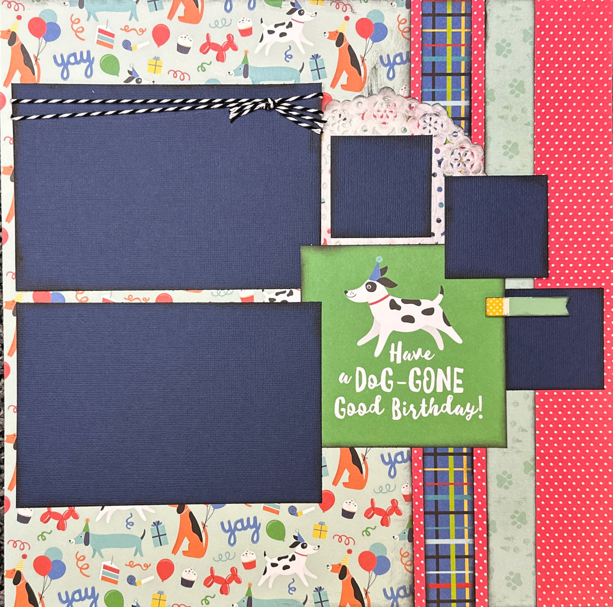 PRE-ASSEMBLED VERSION - Have A Dog Gone Good Birthday, Dog / Birthday ...