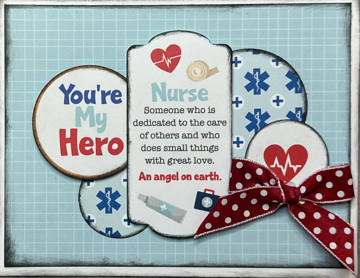 Thanks For Being A First Responder, Card Making Set, 4 pack DIY, Card ...
