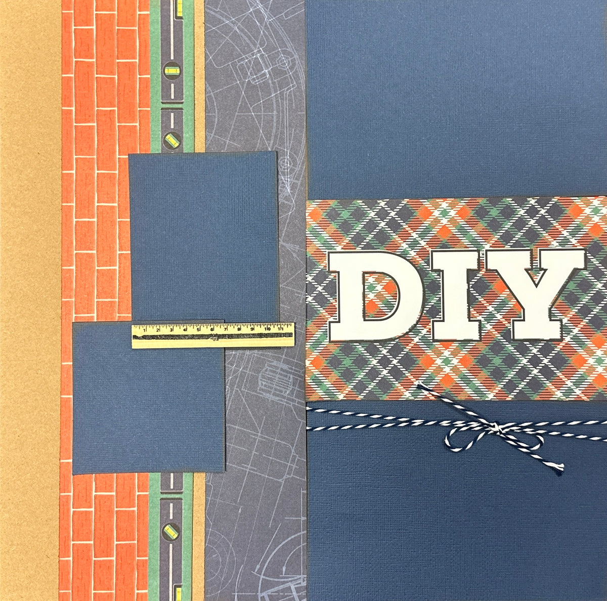 DIY - Fix It Flowchart, Home / House repair themed 2 Page Scrapbooking ...