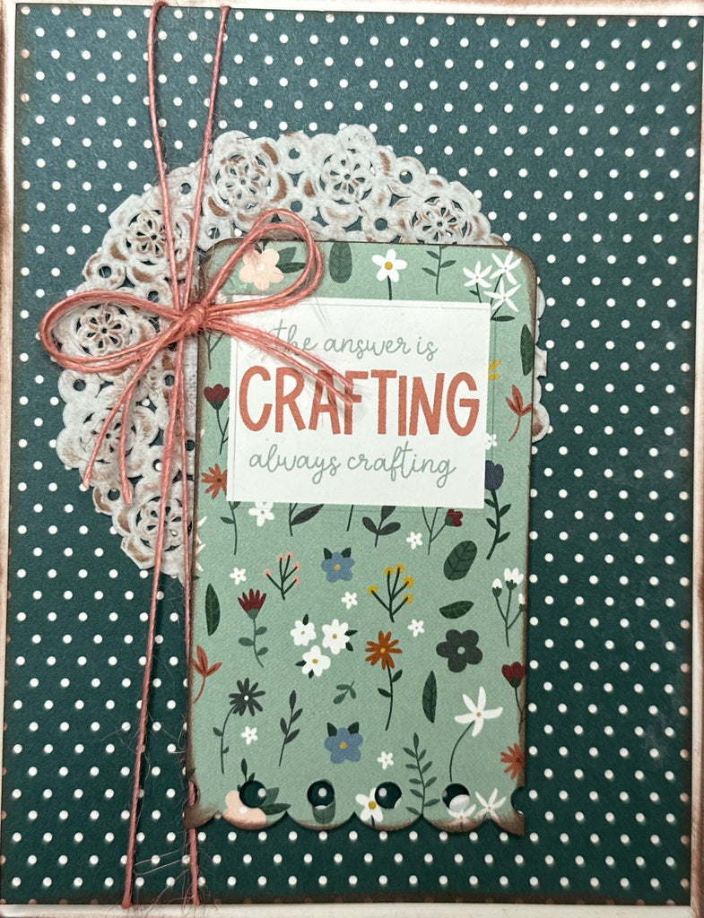 All Good Things Come To Those Who Craft, Crafting Themed Card Making S ...