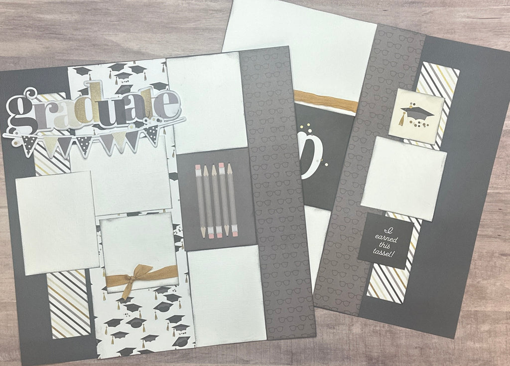 Graduation Themed Value Bundle, 3 pack DIY Scrapbooking Kit bundle, gr ...