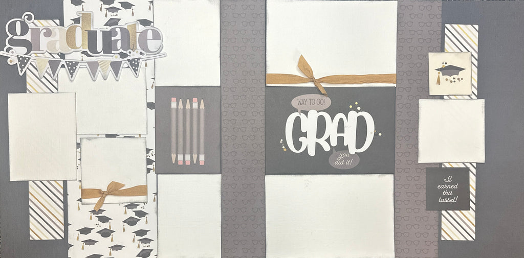 Graduation Themed Value Bundle, 3 pack DIY Scrapbooking Kit bundle, gr ...
