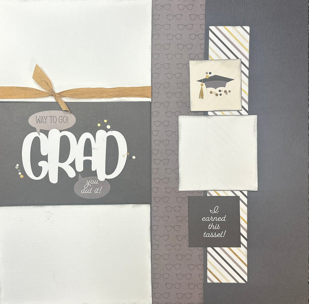 Graduation Themed Value Bundle, 3 pack DIY Scrapbooking Kit bundle, gr ...