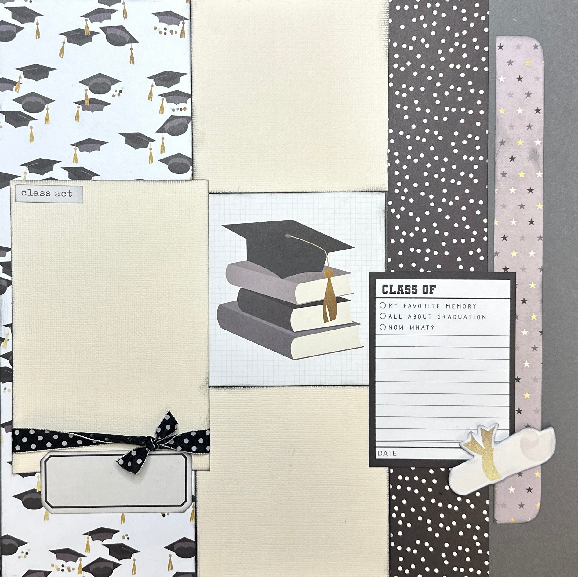 Graduation Themed Value Bundle, 3 pack DIY Scrapbooking Kit bundle, gr ...