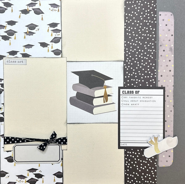 Graduation Themed Value Bundle, 3 pack DIY Scrapbooking Kit bundle, gr ...