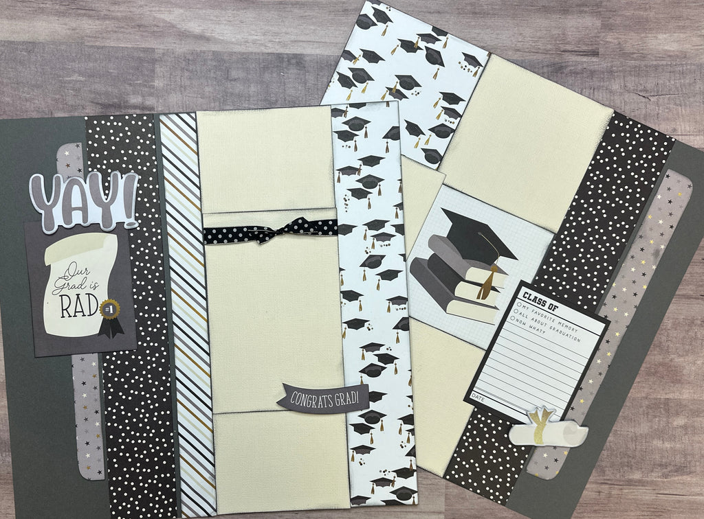 Graduation Themed Value Bundle, 3 pack DIY Scrapbooking Kit bundle, gr ...