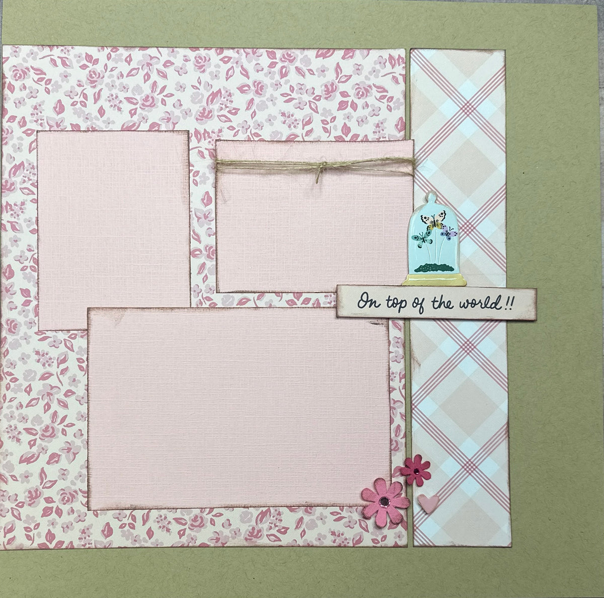 Stay Fierce, General Themed 2 Page Scrapbooking Layout Kit, General st ...