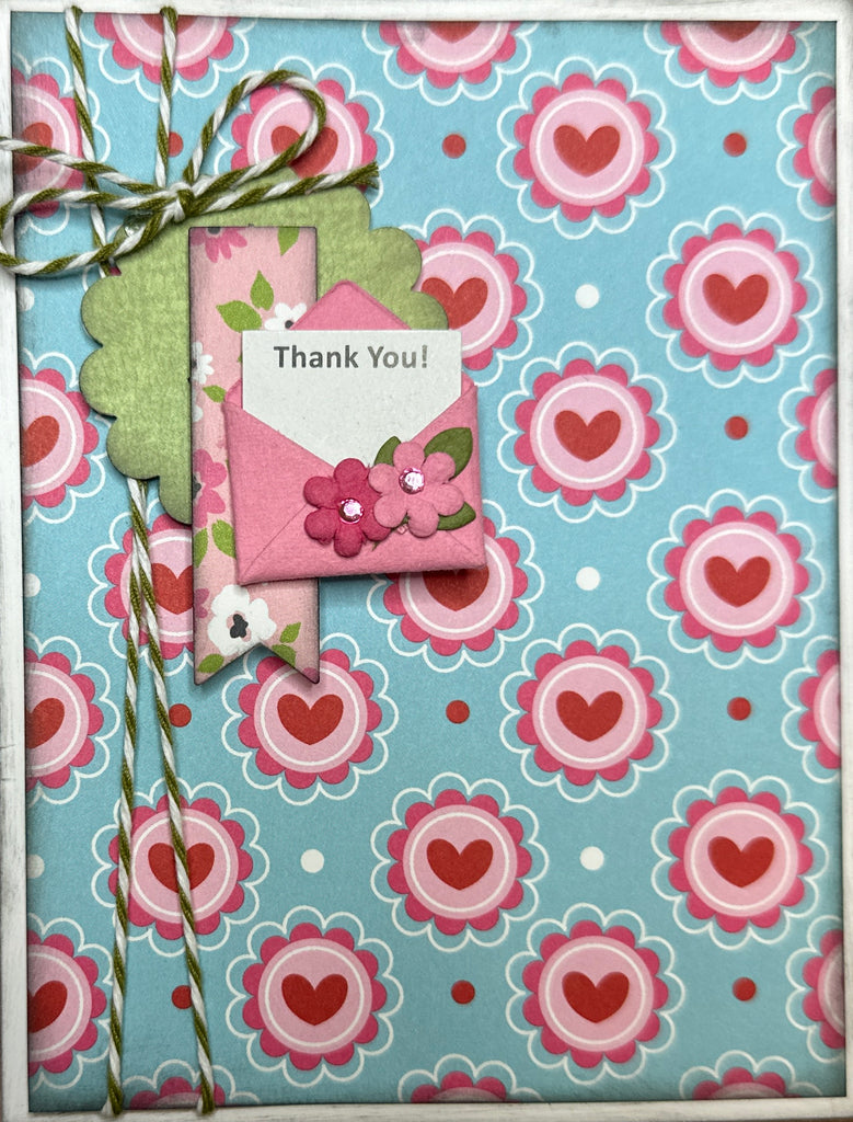 Thank You Floral Thank You Themed Card Kit- 4 pack DIY Card Making Kit ...