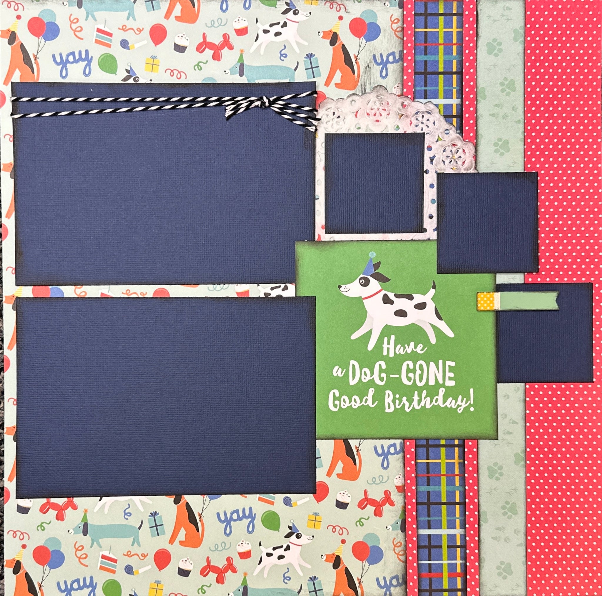 PRE-ASSEMBLED VERSION - Have A Dog Gone Good Birthday, Dog / Birthday ...