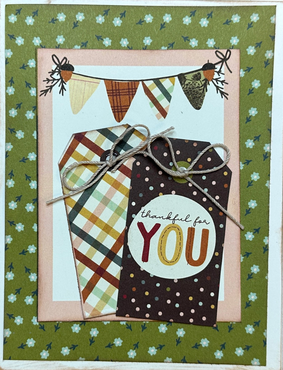 Thanks To You, Fall Themed Card Making Set, 4 pack DIY, Card Craft DIY ...