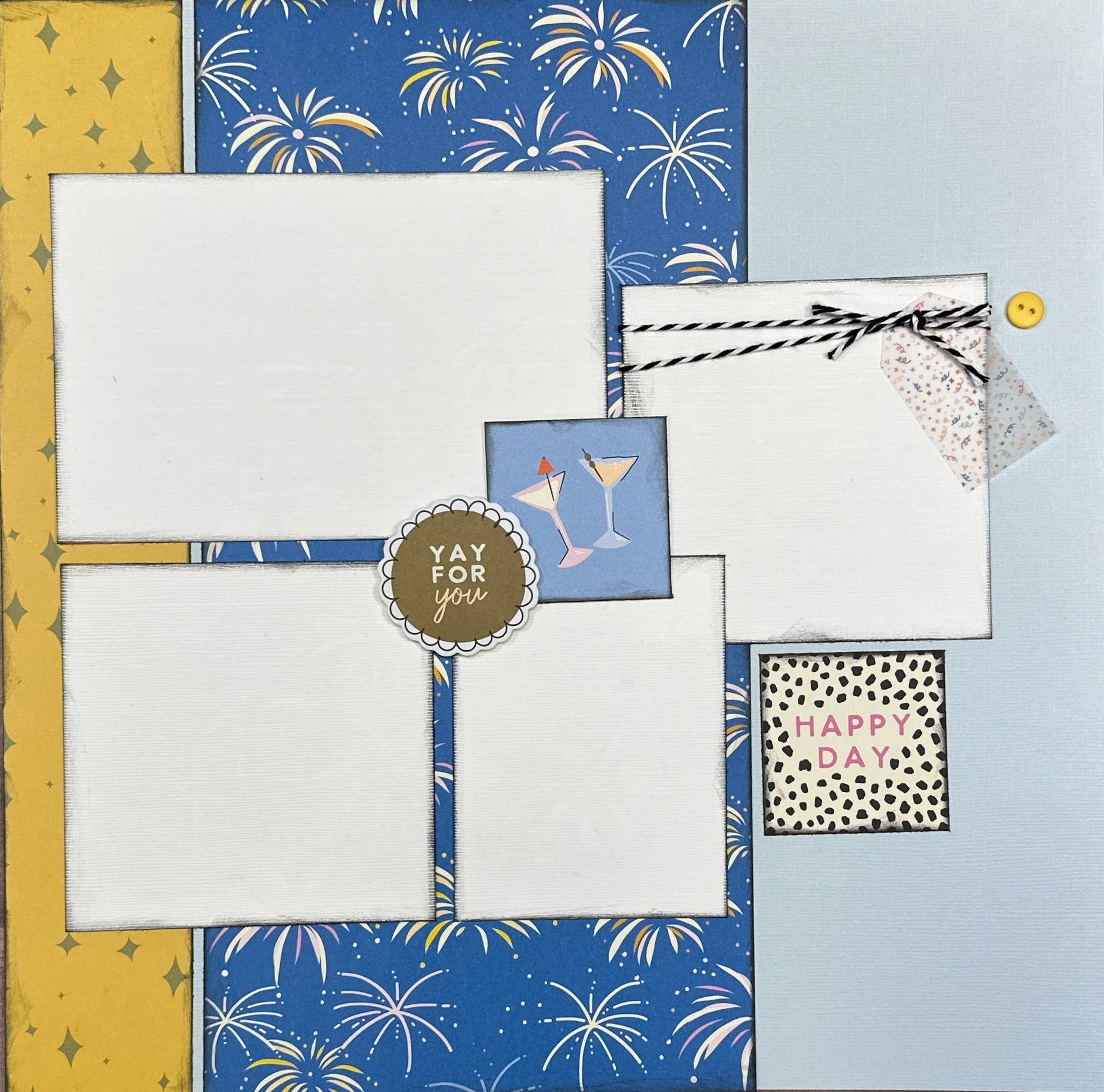 Another Day Another Celebration, Birthday/Celebration Themed 2 Page Sc ...