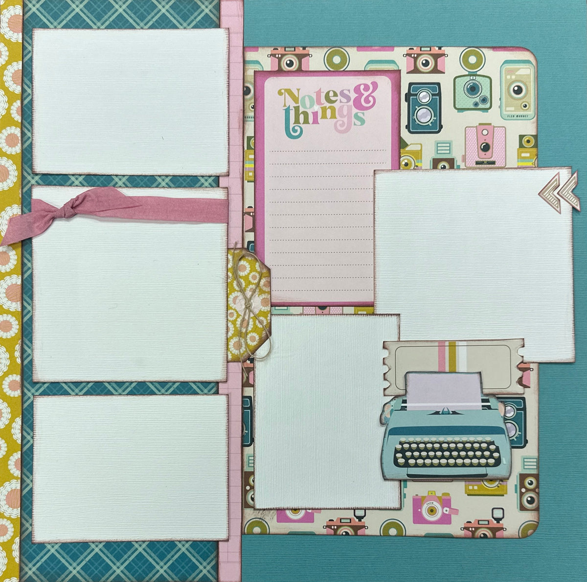 Vintage Memories, General Family Themed Scrapbooking Kit, DIY Scrapbio ...