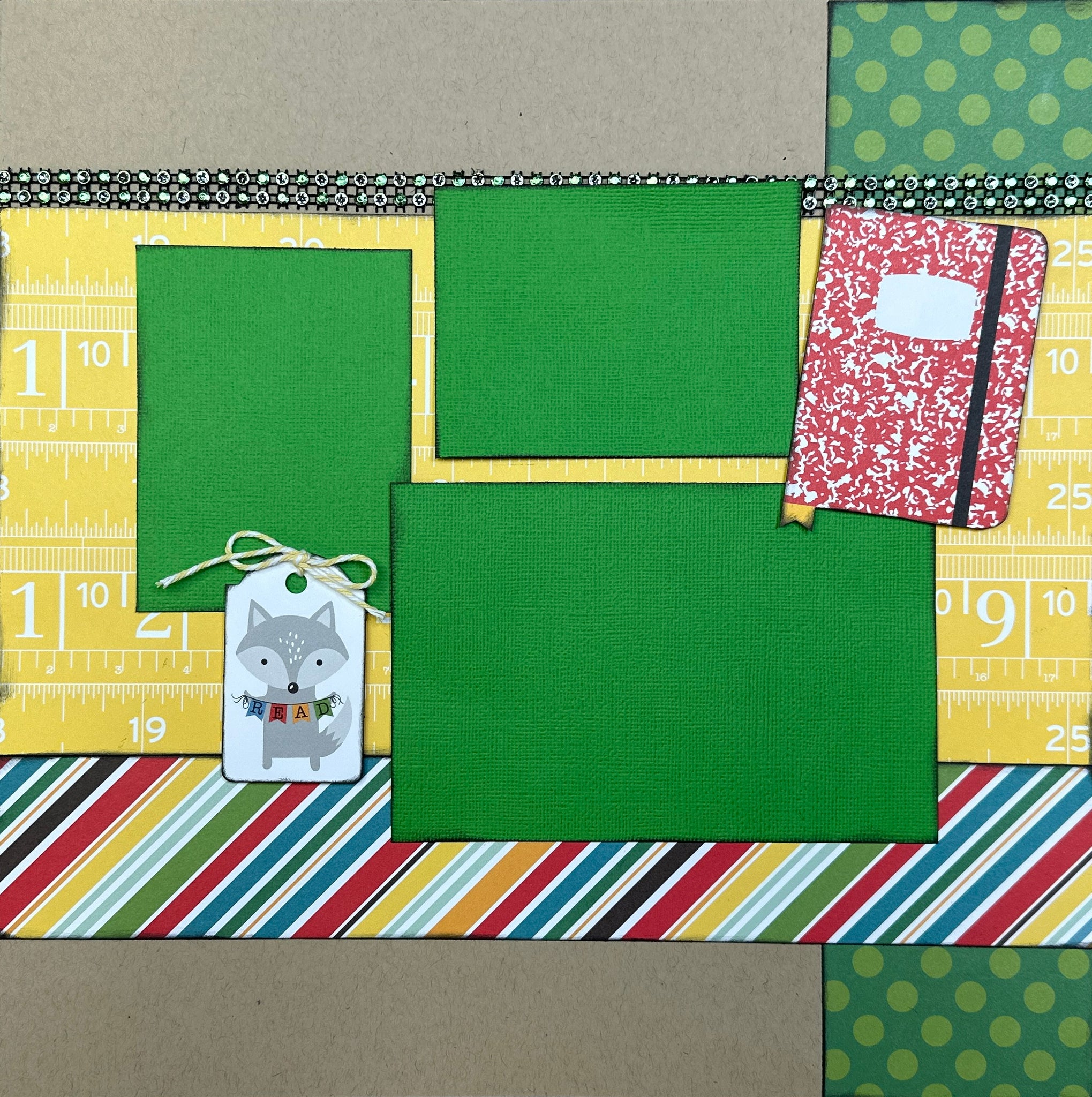 Today Is A Good Day To Learn Something New, School Themed DIY Scrapboo ...